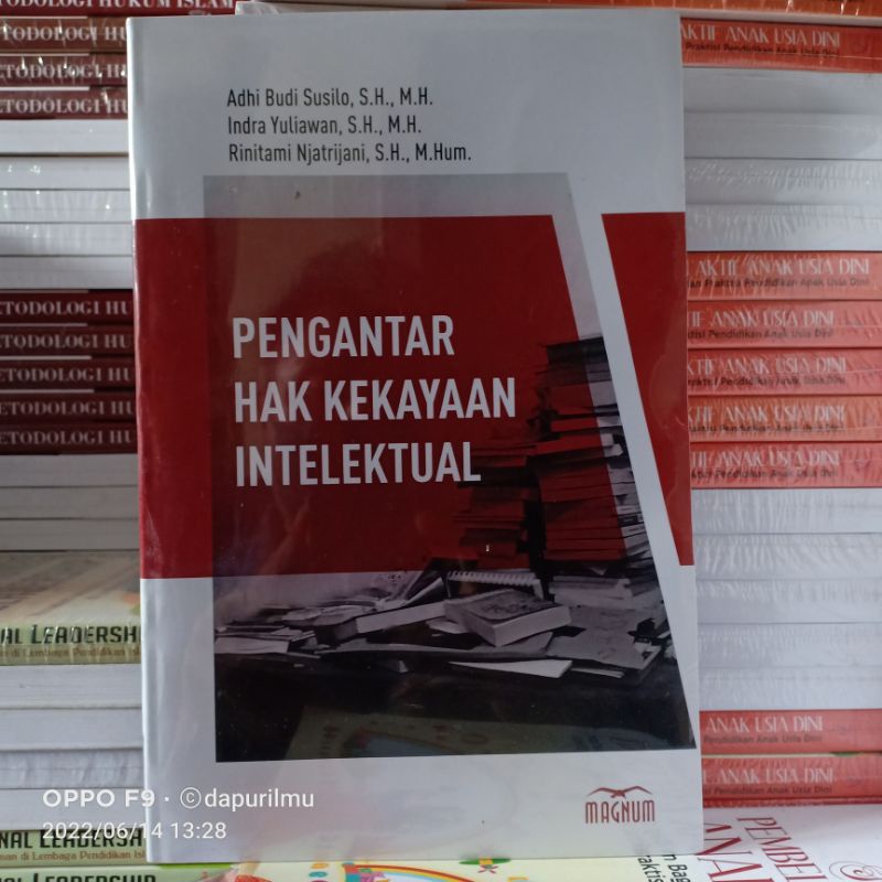 Jual Buku Pengantar Hak Kekayaan Intelektual ( PENGANTAR HAK KEKAYAAN INTELEKTUAL ) | Shopee ...