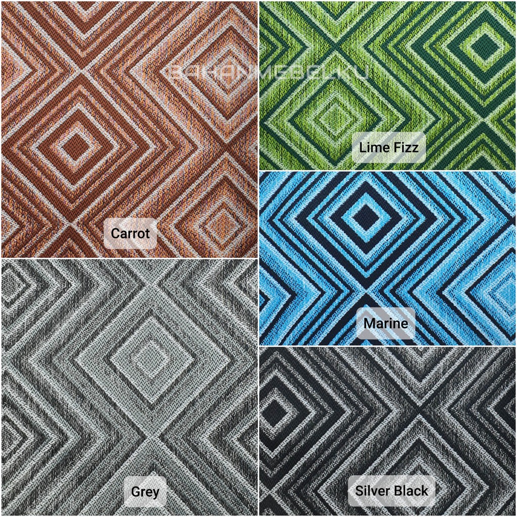 Jual KAIN CORAK - POP - CORAK DIAMOND SEGIEMPAT KOTAK - INTERIOR SOFA ...