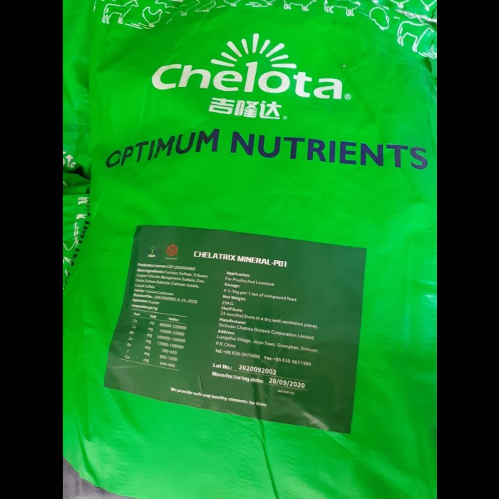 Jual mineral premix p01 25kg - mineral lengkap untuk pakan hewan ternak ...