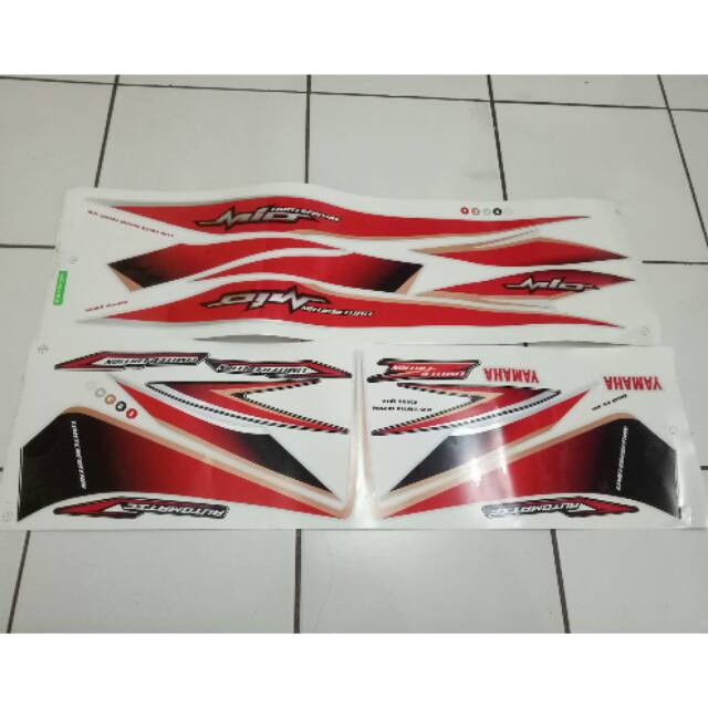 Jual striping/sticker/decals mio soul thailand limited edition | Shopee ...