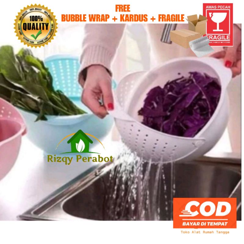 Jual BASKOM CUCI SAYUR / SARINGAN PLASTIK | Shopee Indonesia