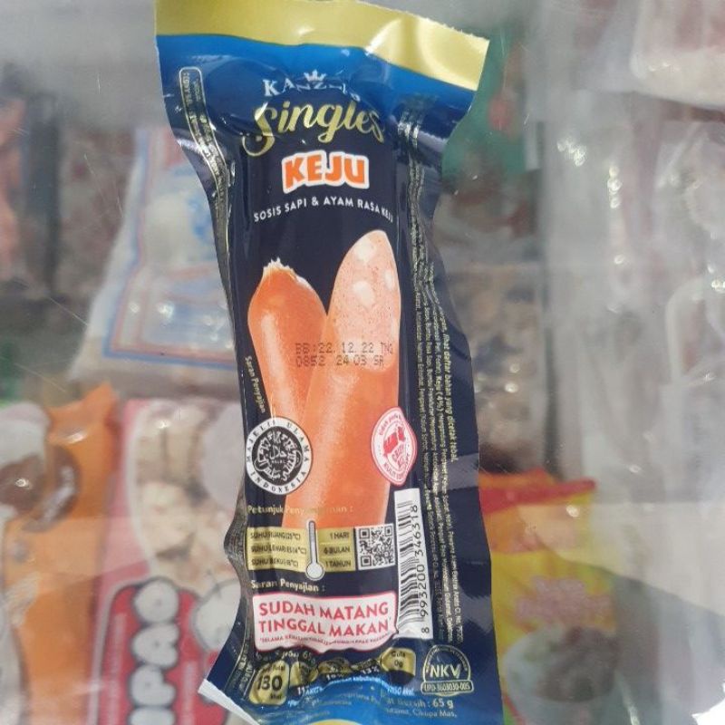 Jual Kanzler Single Sosis Keju 65gr | Shopee Indonesia