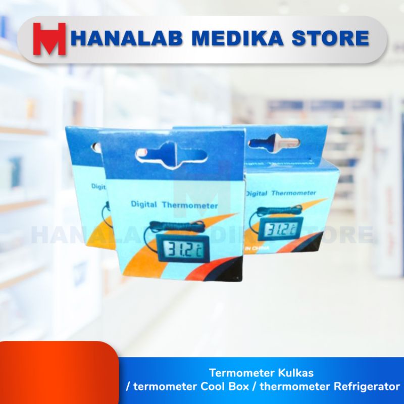 Jual Termometer Kulkas TPM-10 KOTAK / termometer Cool Box / thermometer ...