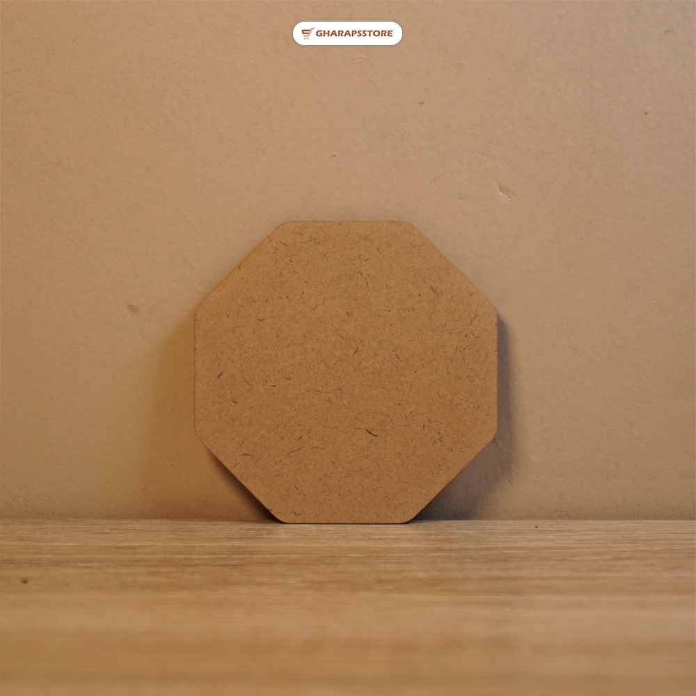 Jual Tatakan Gelas Coaster Polos Tanpa Grafir Bahan MDF 3mm Diameter ...