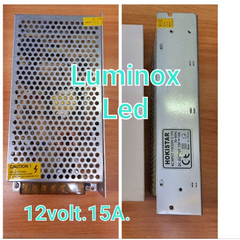 Jual trafo led cctv 12volt 15A 180w power supply led hokistar 15ampere ...