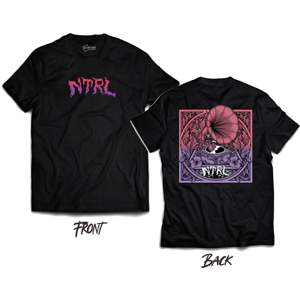 Jual T-shirt Merchandise Band NTRL Artwork Turntable | Bacot | Shopee ...