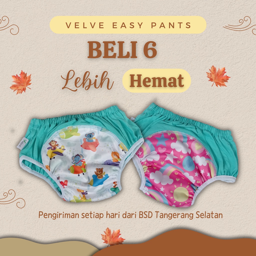 Jual Training Pants Velve Celana Bayi untuk Toilet Potty training ...