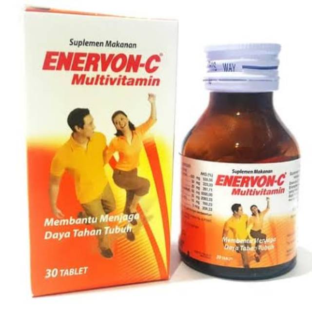 Jual Enervon C (1 botol isi 30 tablet) | Shopee Indonesia