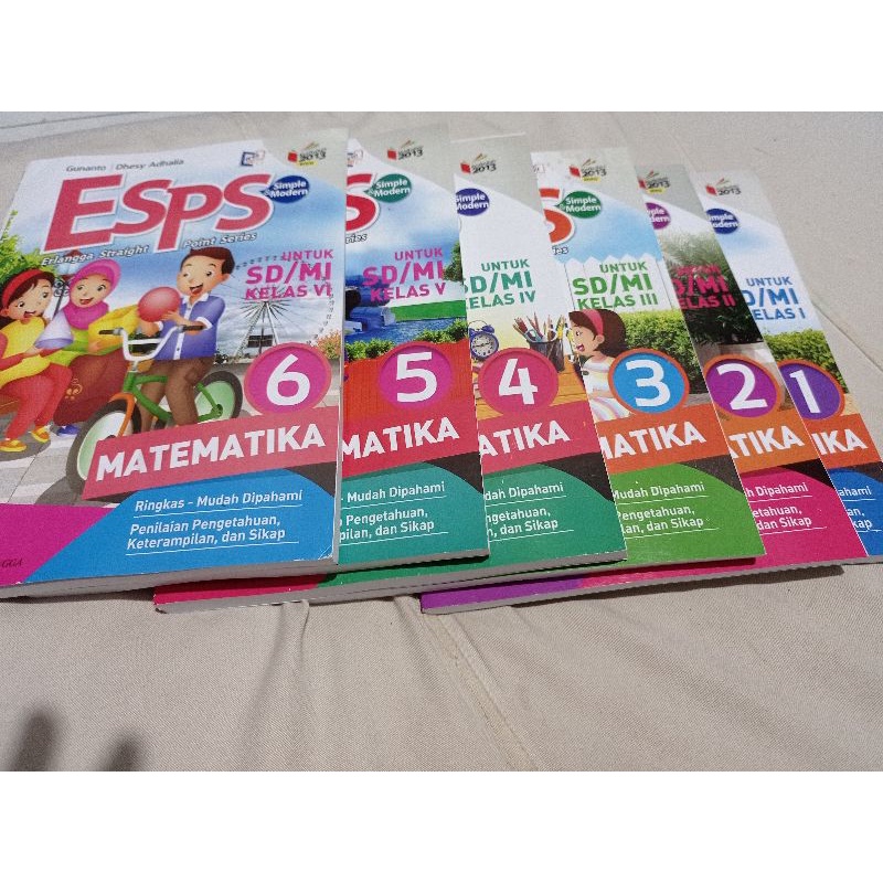 Jual buku bekas ESPS MATEMATIKA untuk sd dari kelas 1,2,3,4,5,6, erlangga0l | Shopee Indonesia