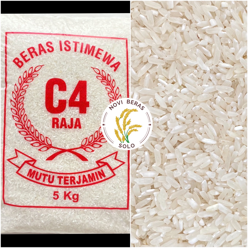 Jual Beras C4 Raja 5 kg PROMO (BERAS PULEN BERAS MURAH BERAS SOLO BERAS ...