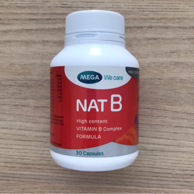 Jual Nat B 30’s Mega We Care - Isi 30 Capsules | Shopee Indonesia