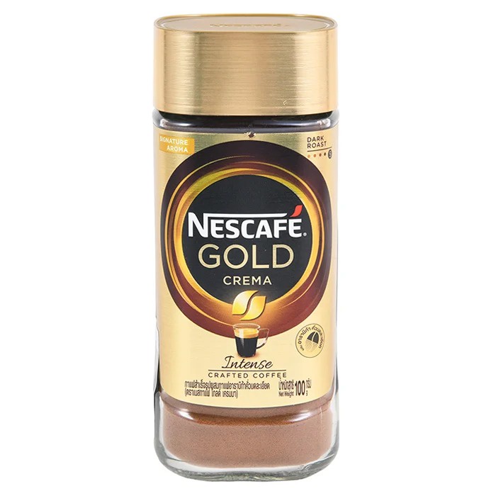 Jual NESCAFE Gold Crema INTENSE 100g / 200g kopi bubuk | Shopee Indonesia