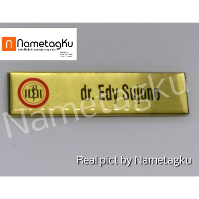 Jual Nametag dokter IDI magnet | Shopee Indonesia