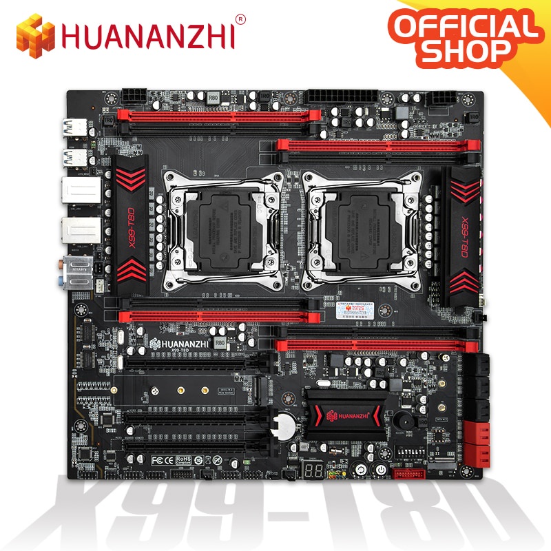 Jual PREORDER HUANANZHI X99 T8D X99 Motherboard Intel Dual CPU X99 LGA ...