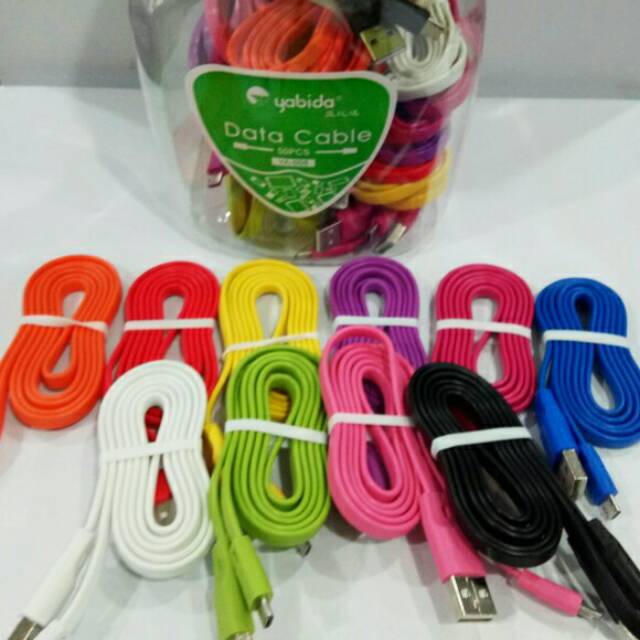 Jual KABEL USB MICRO WARNA WARNI CHARGER DAN DATA COCOK UNTUL SEMUA ...