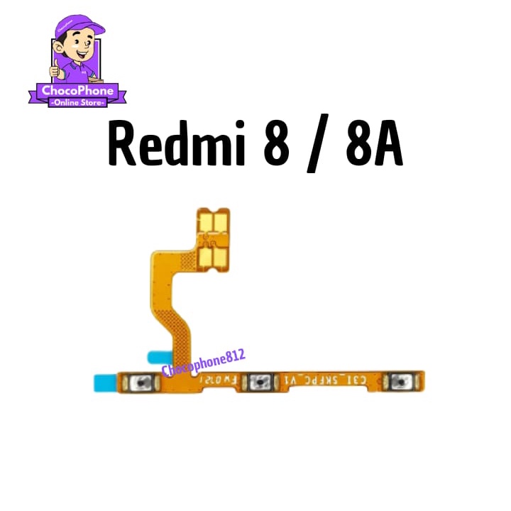 Jual Flexible On Off Redmi 8 8A FLexibel Tombol Volume Switch Button ...