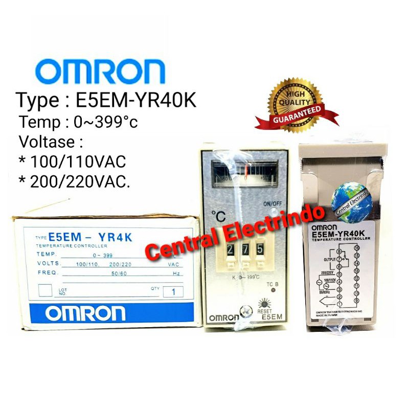 Jual Temperature Controller/Thermo Control Omron E5EM-YR40K. | Shopee Indonesia