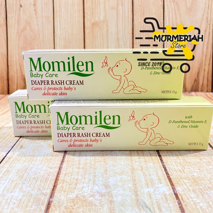 Jual MOMILEN DIAPER RASH Cream 15 gr||Untuk Ruam Popok & Gatal pada ...