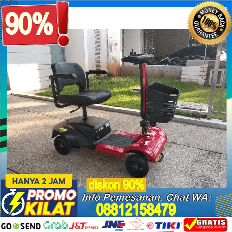 Jual Kursi Roda Listrik Lipat Antelope UNO 4 Roda untuk Difabel dan ...