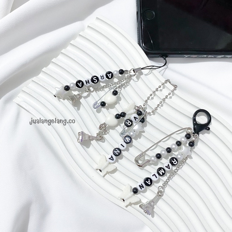 Jual BLACK AND WHITE STRAP HP | GANTUNGAN HP EDISI HITAM PUTIH ...
