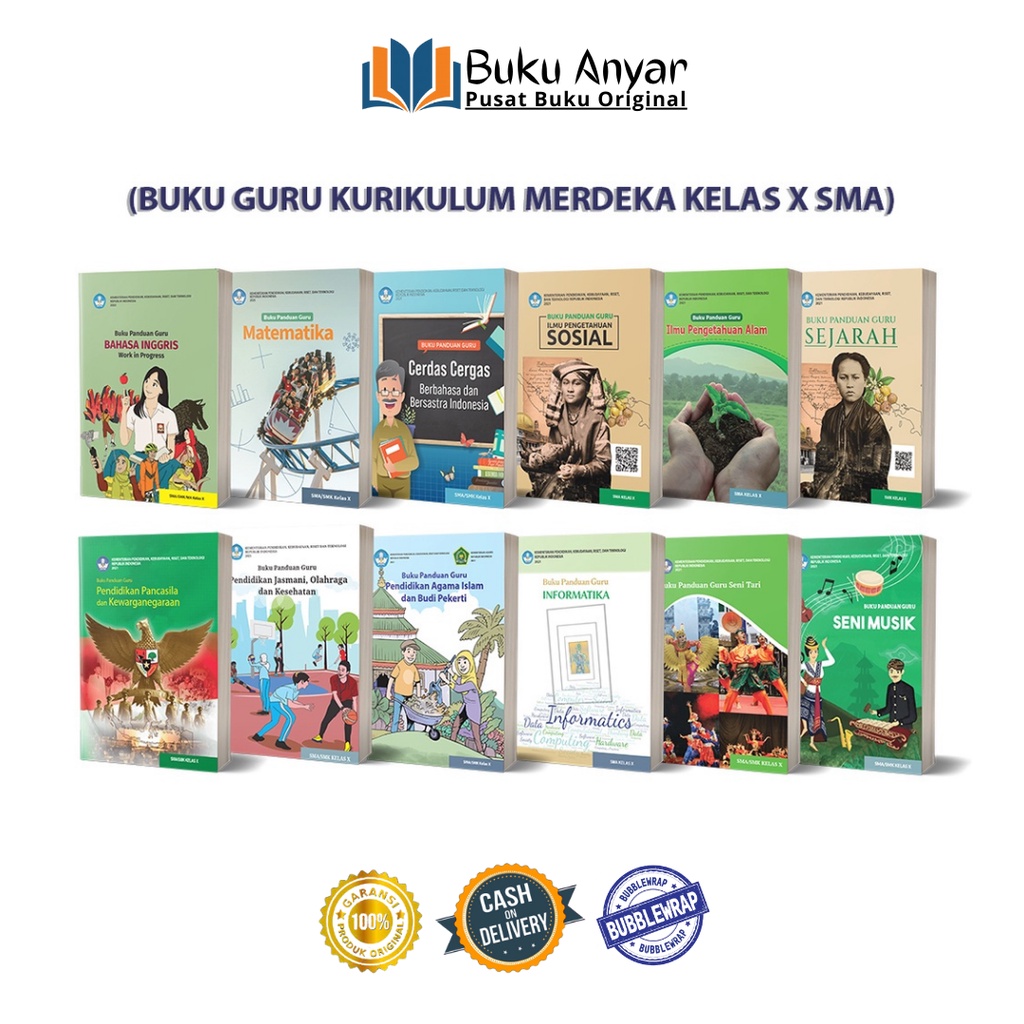 Jual Buku Panduan Guru KELAS 10 Kurikulum Merdeka SMA SMK Pegangan Guru Kumer | Shopee Indonesia