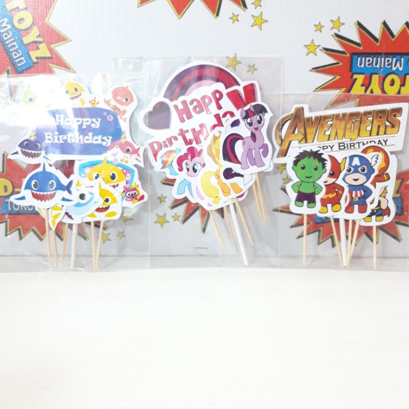 Jual Topper Ultah Karakter Anak | Shopee Indonesia