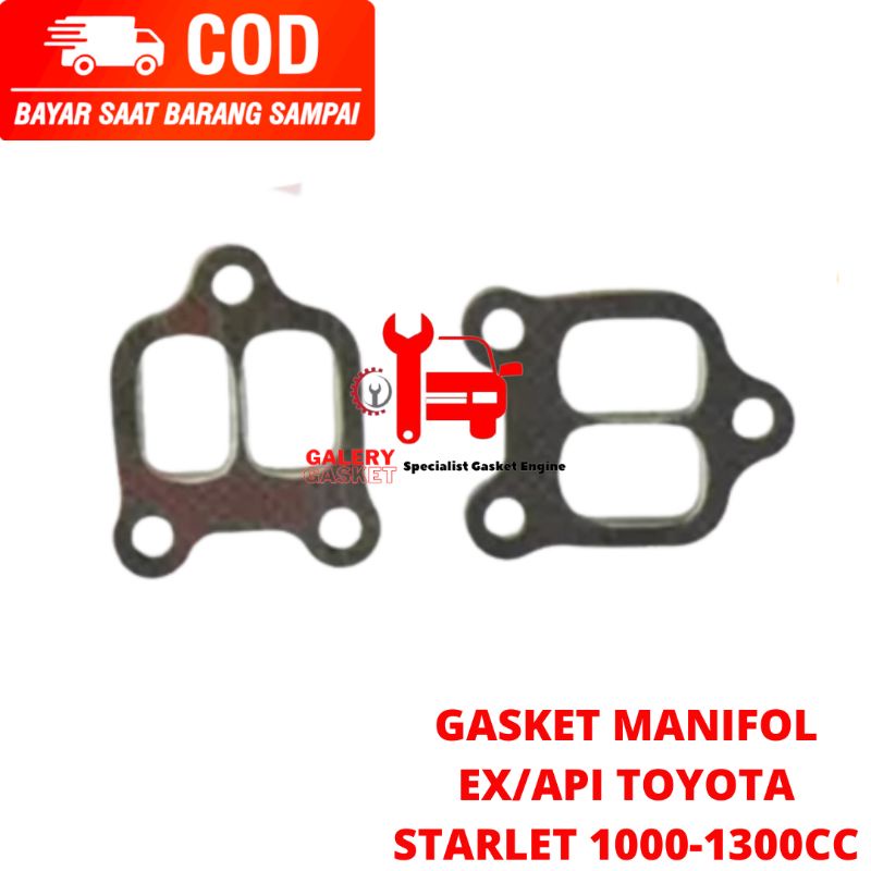 Jual PAKING MANIFOL API STARLET GASKET MANIFOLD EX STARLET 1000-1300CC | Shopee Indonesia