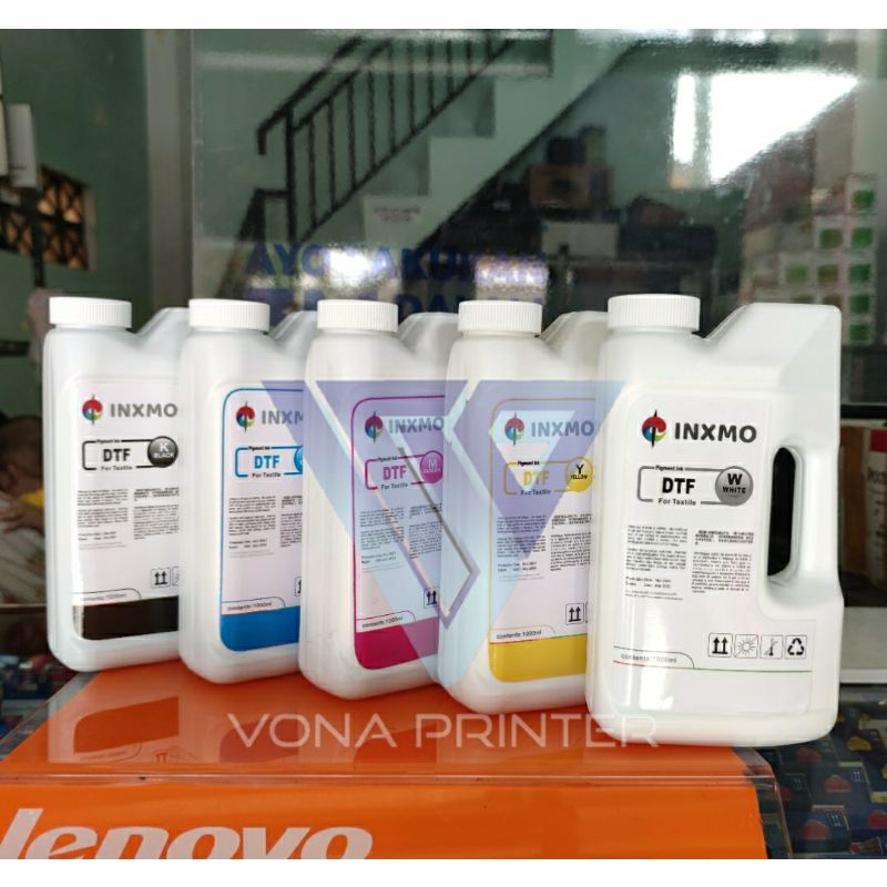 Jual Tinta DTF Inxmo Literan CMYKW | Shopee Indonesia