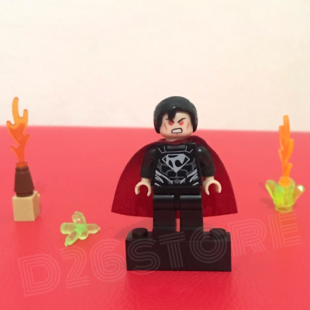 Jual Mainan Lego Mini Figure Superman Black Superman Battle Of ...