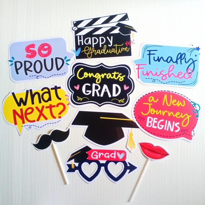Jual Property Graduation Photo Props Photobooth Props Wisuda | Shopee ...