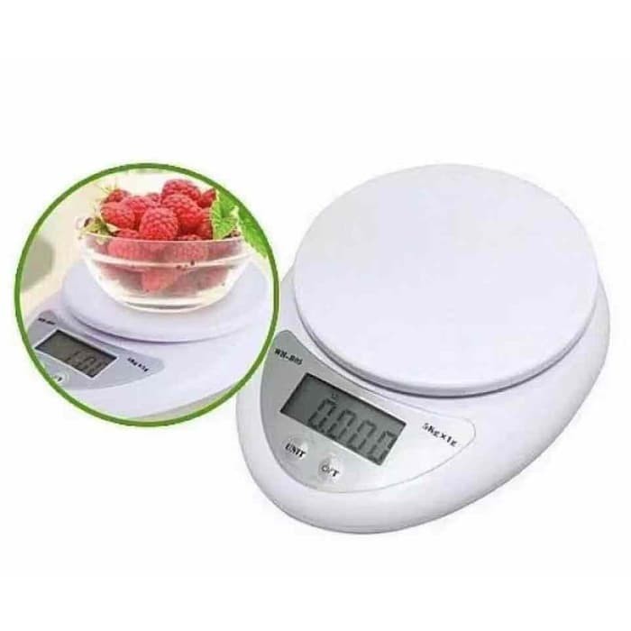 Jual B05 Timbangan Digital Mangkok / Timbangan Dapur Kue Digital 5 Kg | Shopee Indonesia