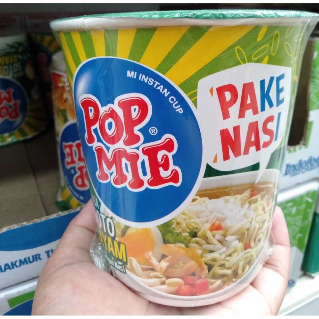 Jual POP MIE SOTO AYAM PAKE NASI 75 gr | Shopee Indonesia