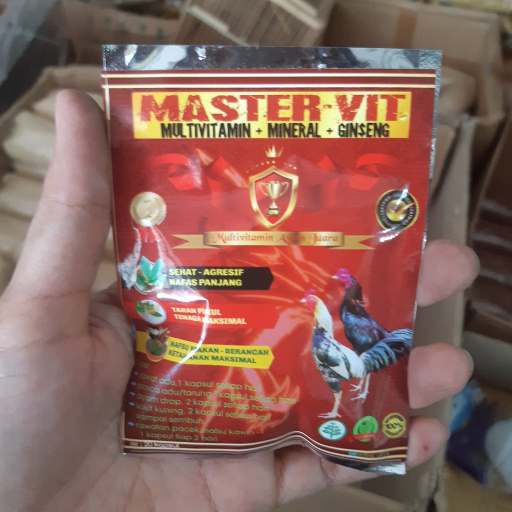Jual Master Vit Multivitamin Ayam Juara | Shopee Indonesia