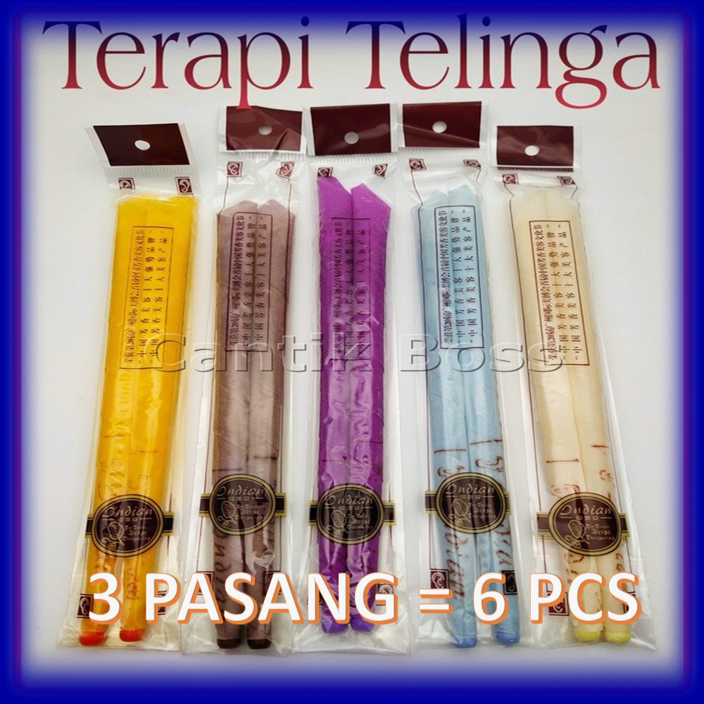 Jual Ear Candle Therapy (3 Pasang = 6 Pcs) Lilin Kualitas Bagus Ada ...