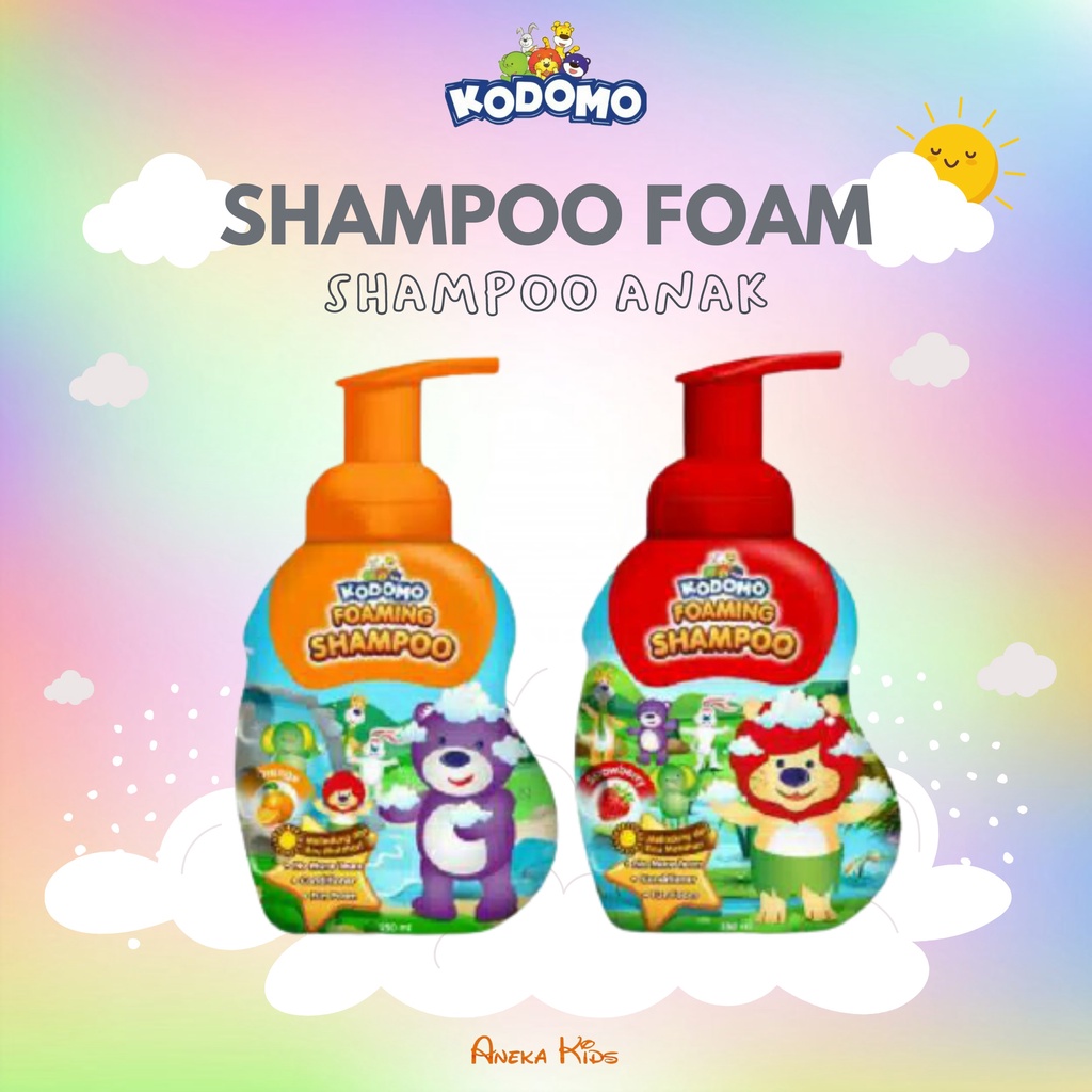 Jual Kodomo Shampoo Foam Anak 250 ml | Shopee Indonesia