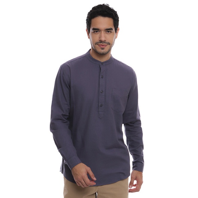 Jual Hush Puppies Kemeja Pria Xaquil Navy | Shopee Indonesia