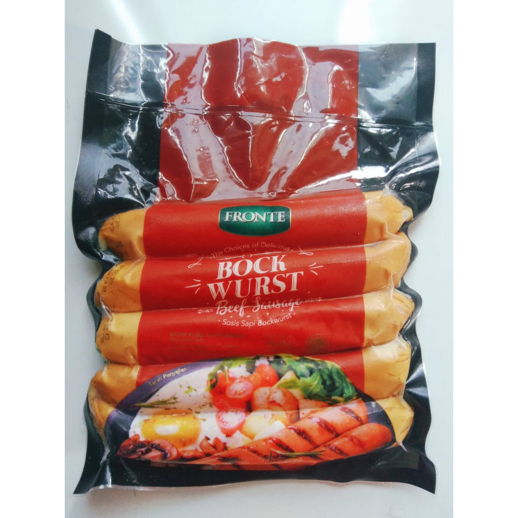 Jual Fronte Sosis Beef Bockwurst 360g | Shopee Indonesia