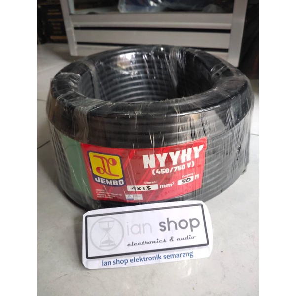 Jual Kabel Speaker Jembo NYYHY 4x1,5mm 4x1,5 mm 4x1.5mm 4x1.5 mm Original Full Tembaga Panjang ...