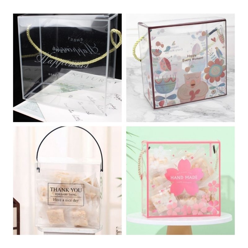 Jual box transparant/box mika/box cookies/box gift/box hampers/kotak ...