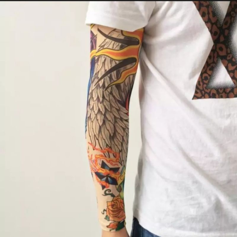 Jual Manset Tatto / Sarung lengan motif Tato pria dewasa/ Handsock ...