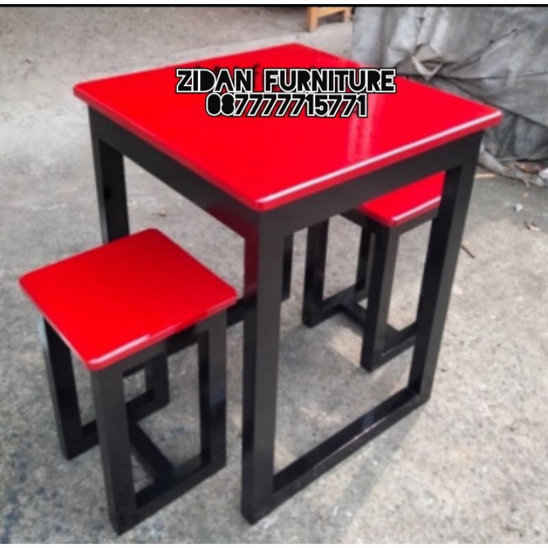 Jual meja makan meja warung meja cafe meja resto meja bakso kayu jati Belanda | Shopee Indonesia