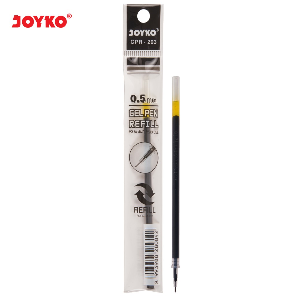 Jual Gel Pen Refill / Isi Ulang Pen / Isi Pulpen Joyko GPR-203 / 0.5 mm ...