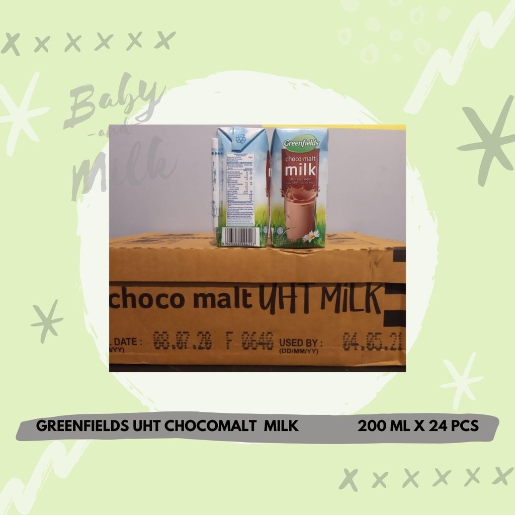 Jual Greenfields UHT 200 ml isi 24pcs | Shopee Indonesia