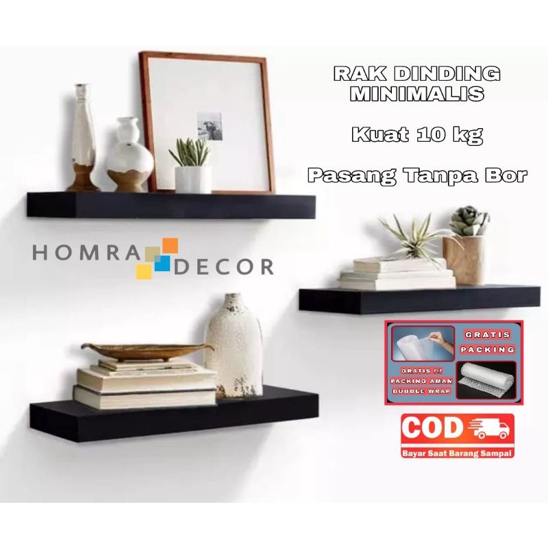 Jual Rak dinding - rak tembok - rak melayang - rak minimalis - rak ...