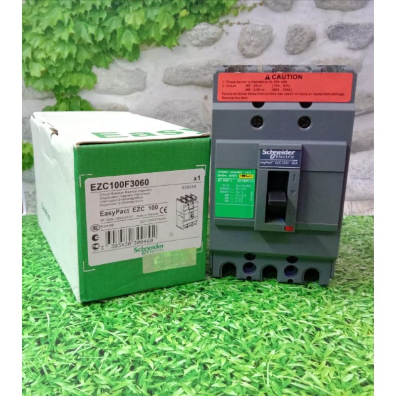 Jual MCCB EZC Schneider 100F 3 Phase 60Amper | Shopee Indonesia