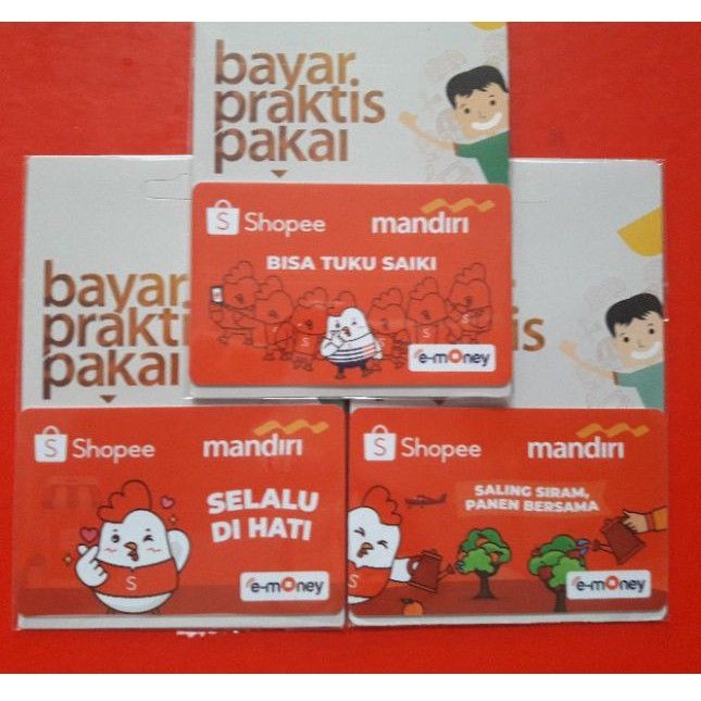 Jual eMONEY Card MERCHANDISE ORI /Like eTOLL Tapcash Flazz or Brizzi ...
