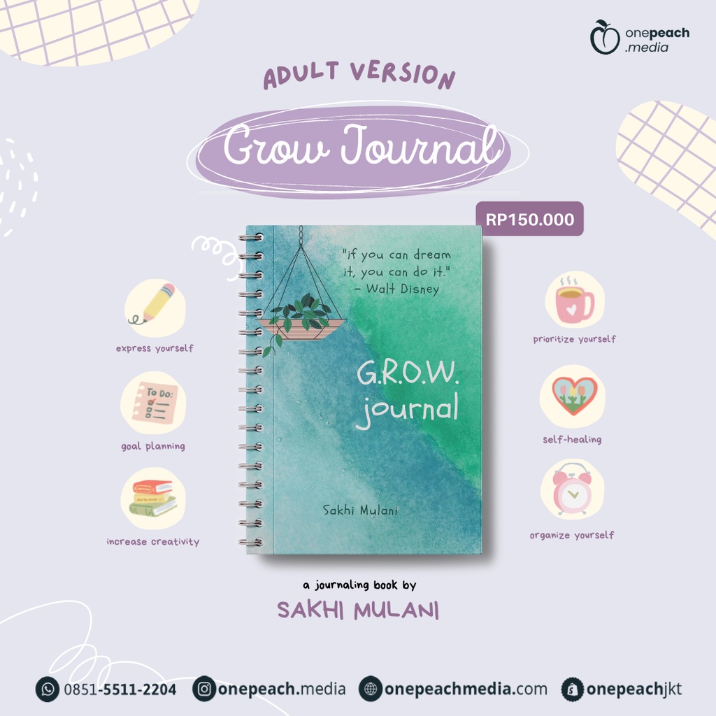 Jual GROW Journal for Adult | Shopee Indonesia