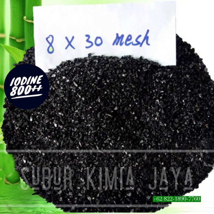 Jual Karbon Aktif Iodine 800++ mesh 8-30 | Shopee Indonesia