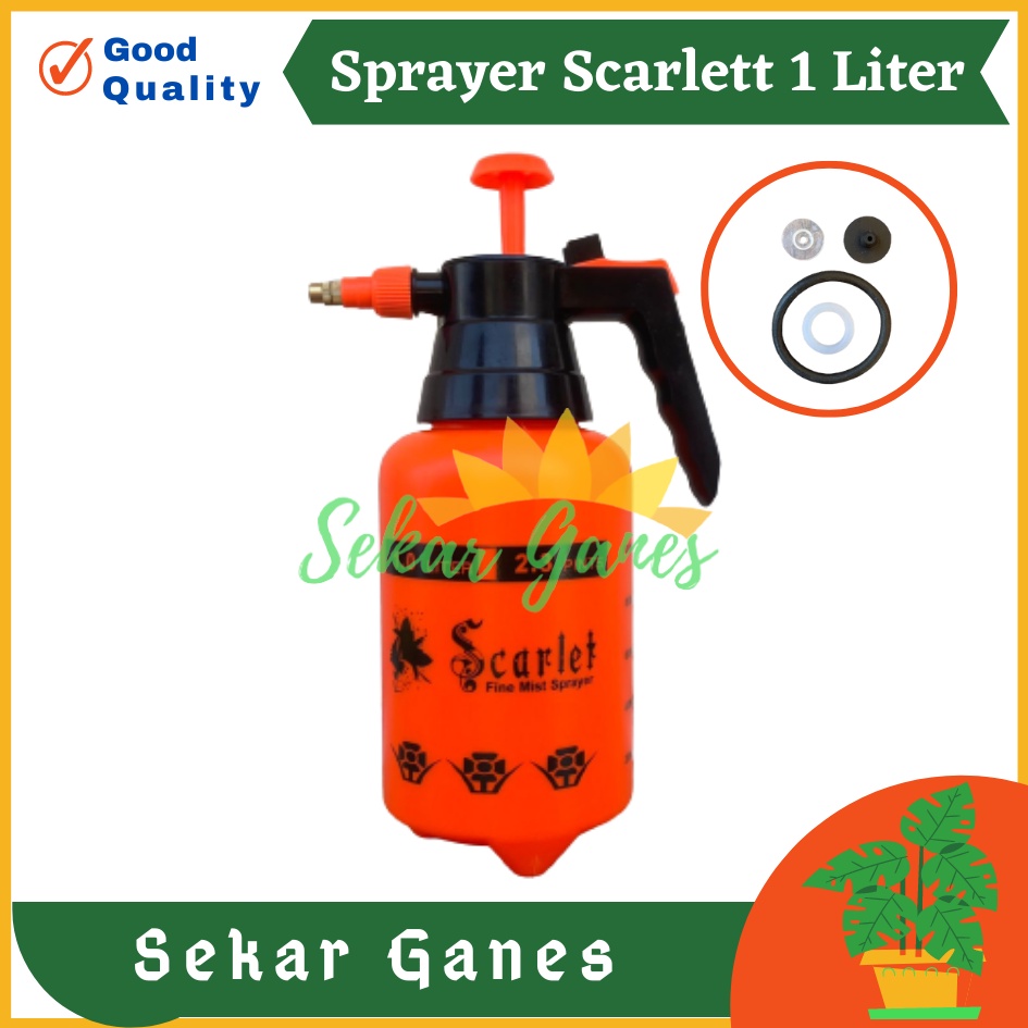 Jual SEMPROTAN SPRAYER TANAMAN SCARLET ORANGE 1 LITER - Sprayer 1 Liter ...