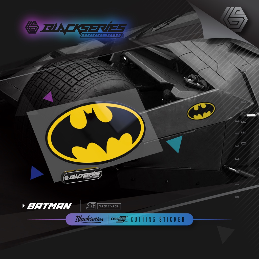 Jual Cutting Sticker Batman | Stiker Batman | Stiker mobil Motor ...